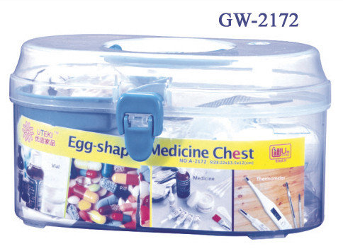 Multifunctional Plastic First aid kit box for medicine , first aid equipment
