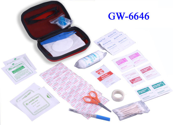 Nylon bag first aid box contents hand - carry easy to take for untrained people