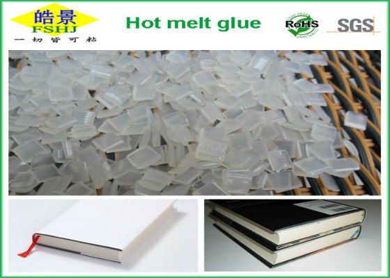High Viscosity EVA Hot Melt Glue Pellets , White Hot Melt Adhesive For Newspaper Binding