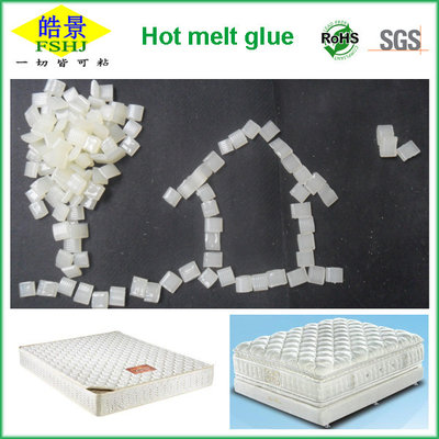 EVA Based Hot Melt Glue Pellets Hotmelt Adhesives For Sofa / Mattress Assembly