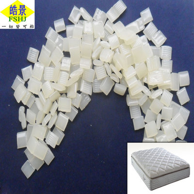 Strong Rubber Hot Melt Glue Pellets For Sponge Mattress , White Color
