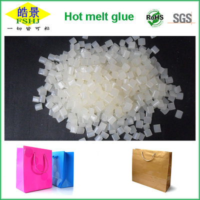 Good Fluidity Waterproof Hot Melt Adhesive / Paper Hand Bag Sealing Glue