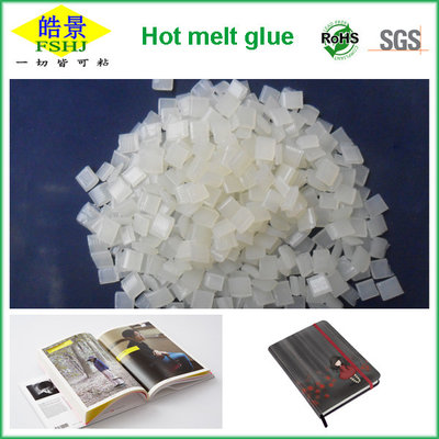 Transparent Solid Polyester Hot Melt Adhesive , Book Edge Banding Hot Melt Glue