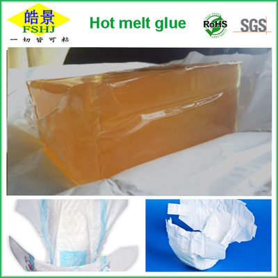 EVA Yellow Transparent Hot Melt Glue Pellets Non - Woven Goods Industrial Hot Glue