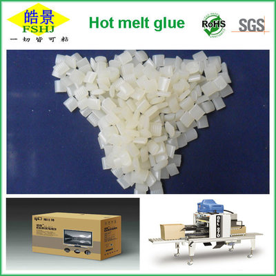 Folding Carton Box Hot Melt Edge Banding / Packaging White Granule First Grade