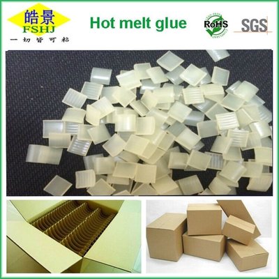 High Soften Point Hot Melt Glue Granule Yellow Transparent For Packaging