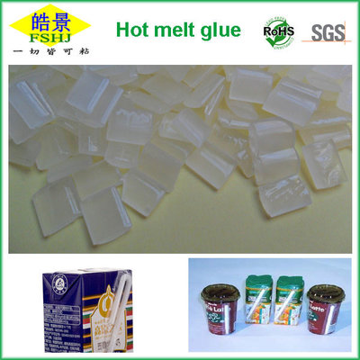 White Granule EVA / Resin Hot Melt Glue Pellets Beverage Straw Fixing