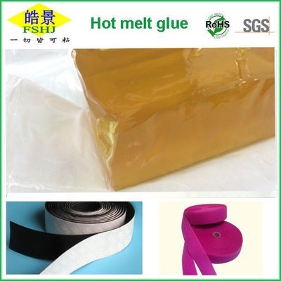Fast Drying EVA Hot Melt Adhesive Block , Pressure Sensitive Glue For Magic Bands