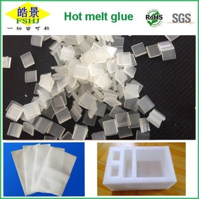 Non - Toxic Clear Psa Pressure Sensitive Adhesive Chips For Epe Foam