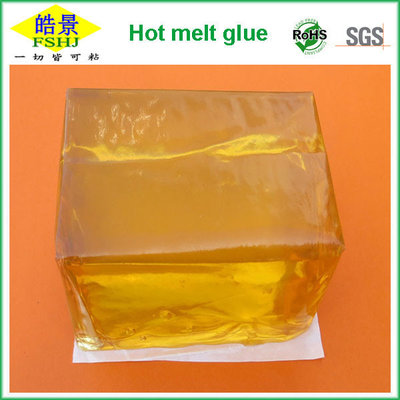 Yellow Block Hot Melt Pressure Sensitive Adhesive For Sanitary Towel Making