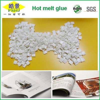 EVA Milk White Hot Melt Glue Pellets High Soften Point Adhesive Hot Melt For Bookbinding