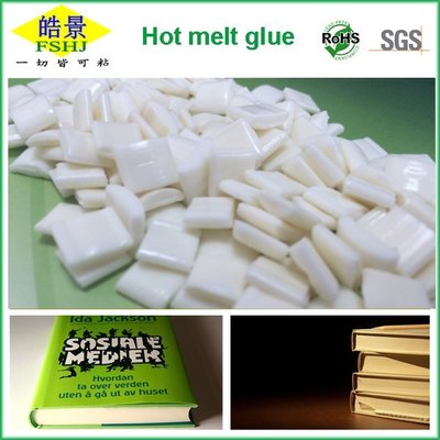 EVA Milk White Hot Melt Pellets Quick Drying Hot Melt Glue For Bookbinding Application