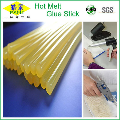 ROHS Carton Glue Gun Glue Sticks Yellow Transparent 11.3 x 275 mm