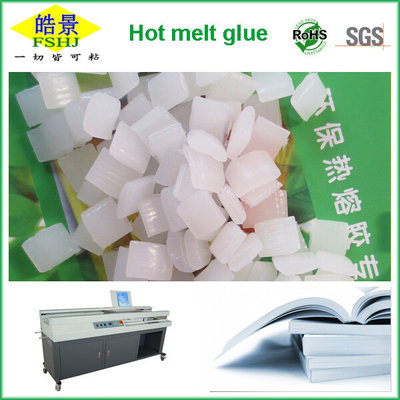 Brochure / Coated Paper EVA Based Hot Melt Adhesive Pellets Perfect Binding