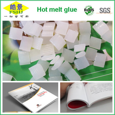 Brochure / Coated Paper EVA Based Hot Melt Adhesive Pellets Perfect Binding