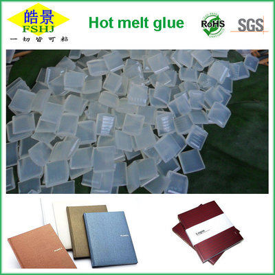 EVA Hot Melt Glue Used For Bookbinding , High Initial Viscosity Book Binding Adhesive Glue