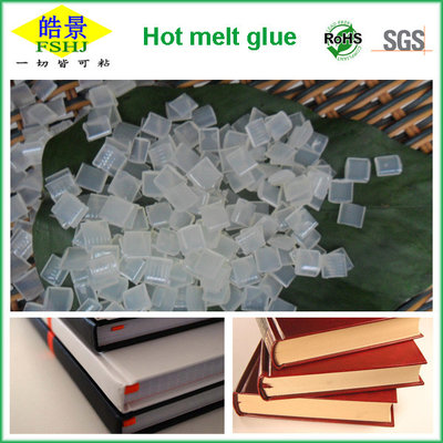 EVA Hot Melt Glue Used For Bookbinding , High Initial Viscosity Book Binding Adhesive Glue