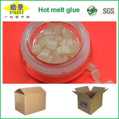 EVA Hot Melt Adhesive / Hot Melt Glue For Box Sealing With Fluidity