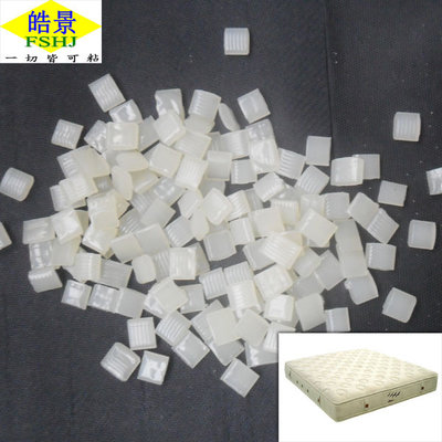 White Hot Melt Glue Adhesive For Nonwoven To Sponge , Hot Melt Pellets OEM Service