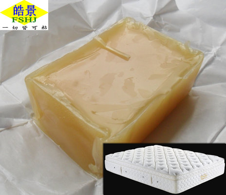 Mattress Adhesive Resin Hot Melt Glue Block Light Yellow Transparent