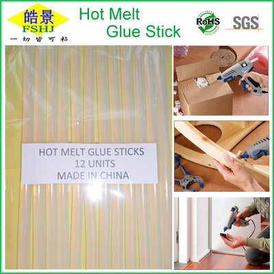 Sticky Translucent Hot Melt Glue Sticks For Ceramic / Fabric / Toys Binding