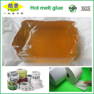 Red Wine Bottle Label PSA Hot Melt Adhesive , Synthetic Rubber Based