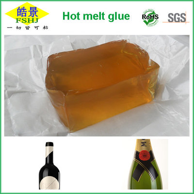 Synthetic Rubber Based PSA EVA Hot Melt Adhesive For Pet Bottle Label