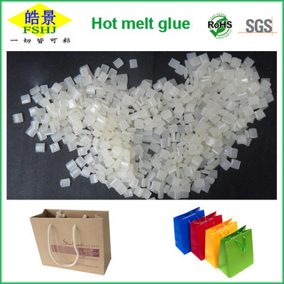 White Resin Hot Melt Adhesive Pellets For Paper Hand Bag Bottom Sealing With MSDS