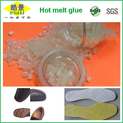 High Adhesion Transparent Hot Melt Glue , Shoes Lamination Adhesive Manufacturers