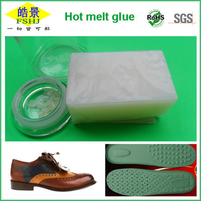 PSA Hot Melt Adhesive For Shoes Sealing , White Jelly Pressure Sensitive Glue