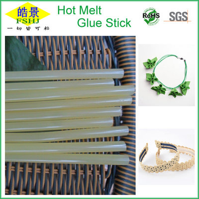 Yellow Hot Glue Sticks / Coloured Glue Gun Sticks Strong Adhesion Strength