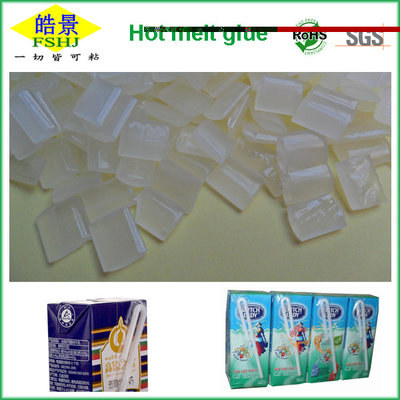 Food Grade Hot Melt Glue Pellets / Hot Melt Adhesive For Drinking Straw Packing