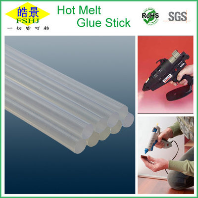 White Transparent Hot Melt Glue Stick Silicone Bar For Carton Sealing / Edge Banding