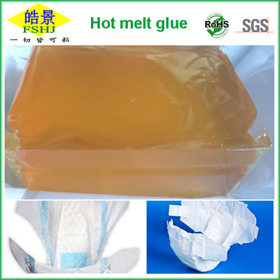 EVA Yellow Transparent Hot Melt Glue Pellets Non - Woven Goods Industrial Hot Glue