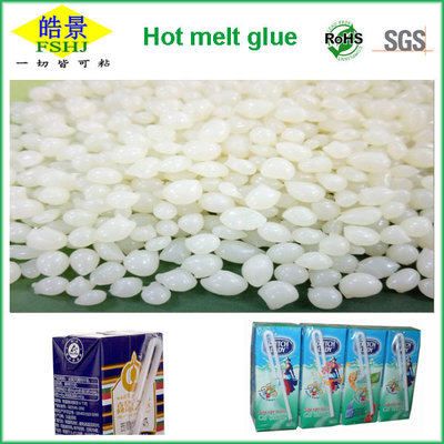 Straw Attachment Hot Melt Pellets For Drink Packaging , Round Shape Granule