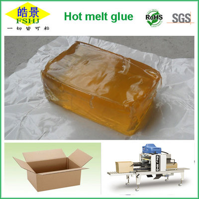 ROSH Light Yellow Hot Melt Pressure Sensitive Adhesive For Attaching Gift Paper Box