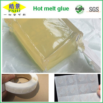 Removable Hot Melt Spot Polyester Hot Melt Glue Pellets Transparent Glue Block