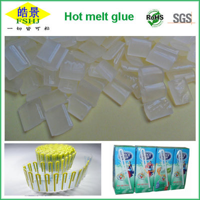 Non Toxic White Transparent Hot Melt Glue Pellets For Straw Drinking Box