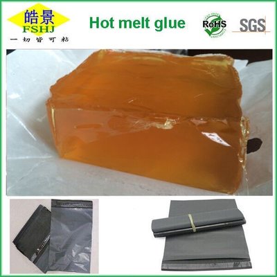 Low Temperature Hot Melt Glue Deep Yellow Transparent For Express Bags Sealing