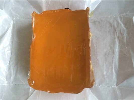 Dark Yellow EVA Transparent PSA Hot Melt Adhesive For Delivery Bags Sealing