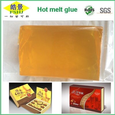 Light Yellow Transparen PSA Hot Melt Adhesive , High Stickness EVA Hot Melt Glue
