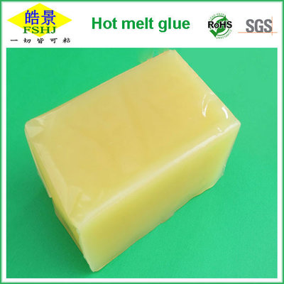 EVA Resin Block High Temperature Adhesive , Shoe Stiffener