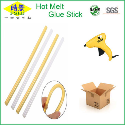 Yellow 11mm Silicone Hot Glue Sticks Bar With High Adhesive Strength