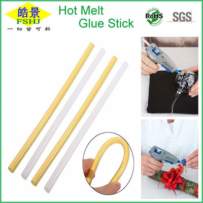 Light Yellow High Strength Hot Melt Glue Sticks , Industrial Hot Glue Sticks