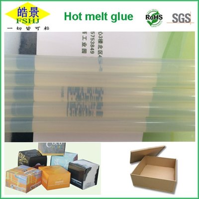 High Transparent EVA Hot Melt Silicon Bar , Hot Glue Sticks For Packaging Box