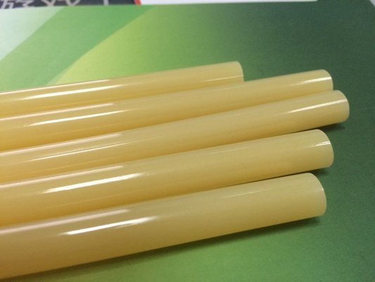 Yellow Silicone Hot Glue Sticks Bar No Drawing For Packaging Box High Strength