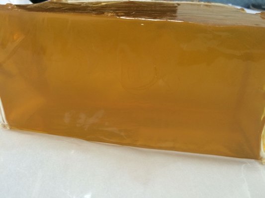 EVA Brown Hot Melt Pressure Sensitive Adhesive For Magic Banding High Soften Point