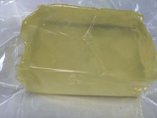 Light Yellow Clear PSA Hot Melt Glue Block For Non Woven Goods Non Aging