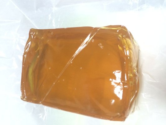 Amber Color Hot Melt Glue Block Long Open Time Hot Melt Pressure Sensitive Adhesive For Labeling