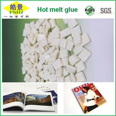 EVA White Hot Melt Glue Pellets  Small Density And High Flexibility For Book And Magazine Printing
